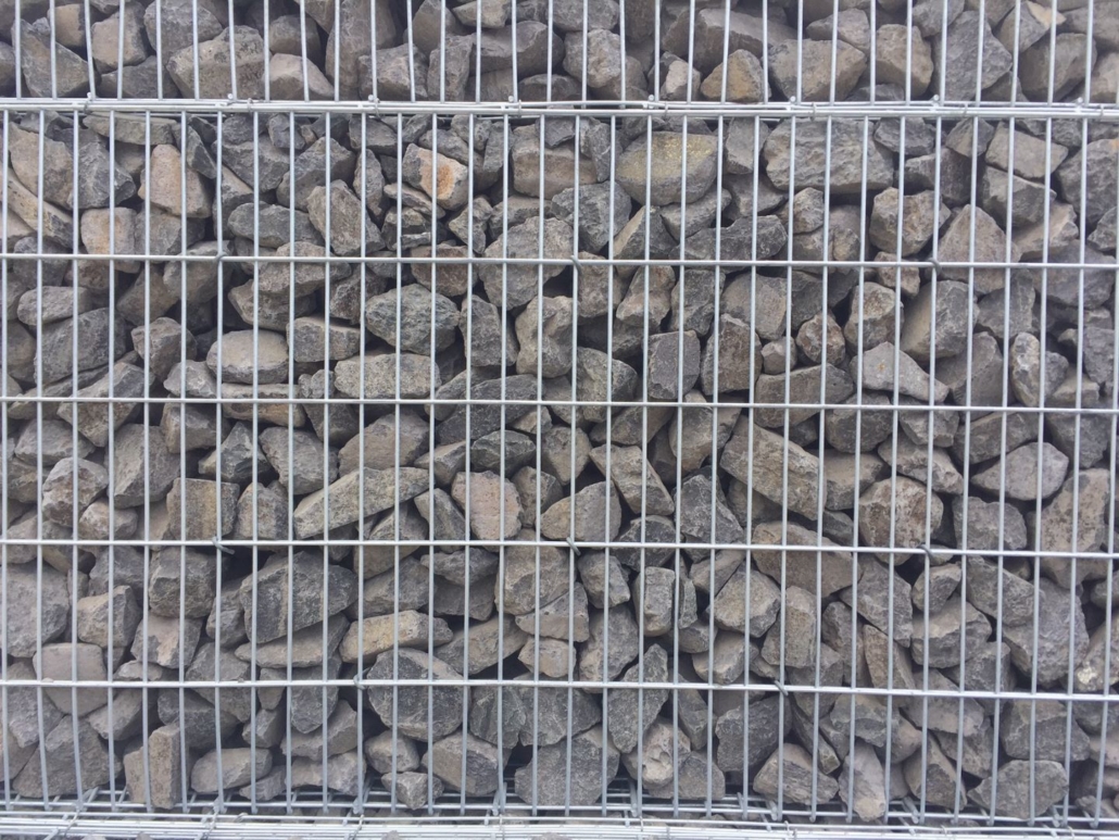 Werkseitig gefüllte Gabione kaufen Hoy Geokunststoffe GmbH